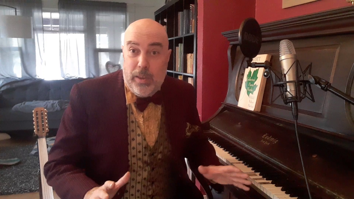 Eric Stern plays I Can't Give You Anything but Love (Stride Piano Part 1) / Jukebox Radio #7