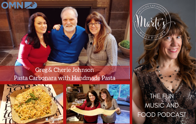 Cherie Johnson makes Pasta Carbonara with Greg Slim Lively Johnson ...