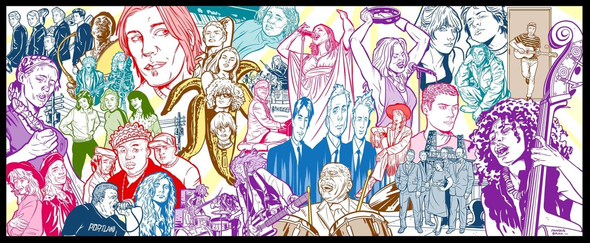 Portland Music Mural Unveiling