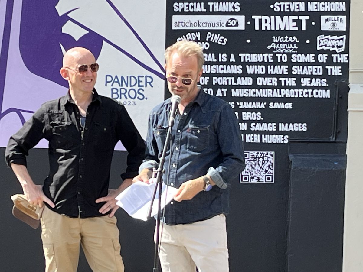 Portland Music Mural Unveiling