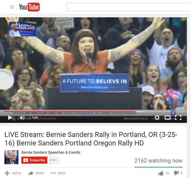 'Rock N Roll Mama' and Activist Zia McCabe Introduces 'Birdie' Sanders ...