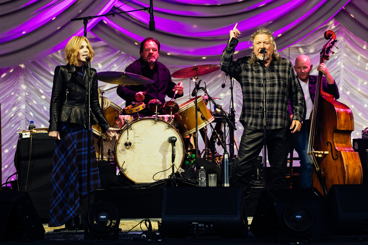 Alison Krauss and Robert Plant w/JD McPherson at the Cuthbert ...