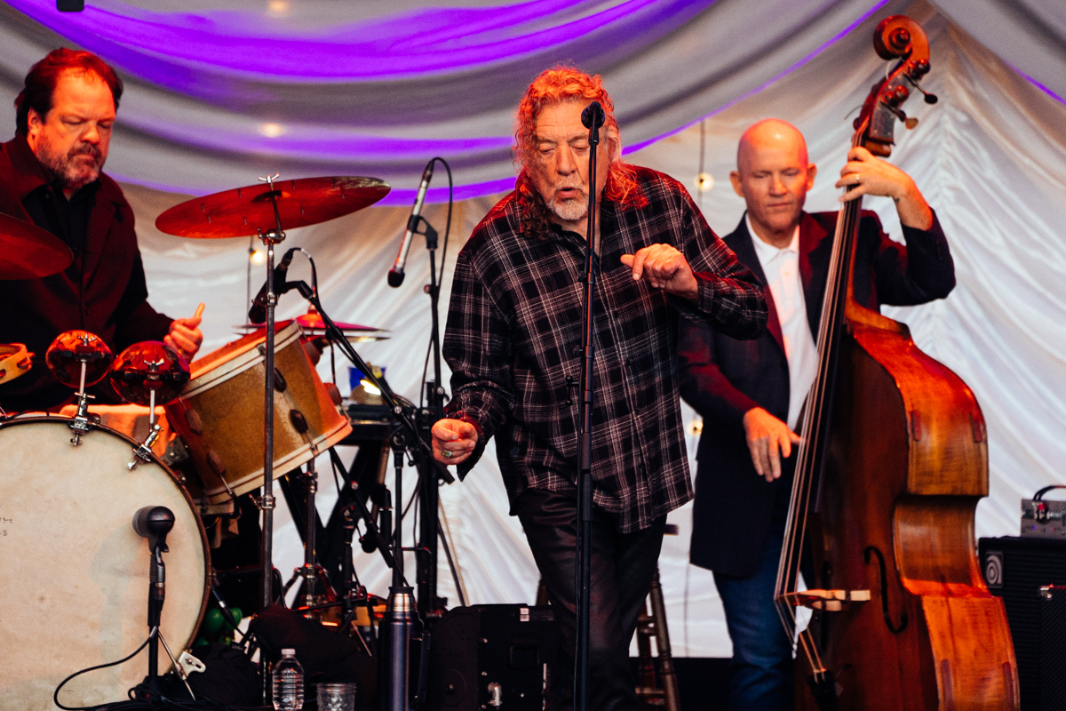 Alison Krauss and Robert Plant w/JD McPherson at the Cuthbert ...