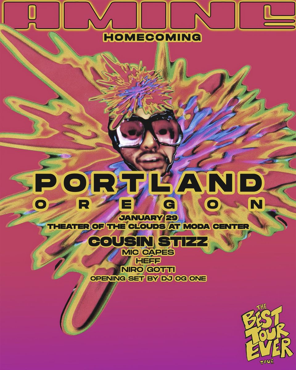 Aminé at Theater of the Clouds, Portland, OR on 01/29/22