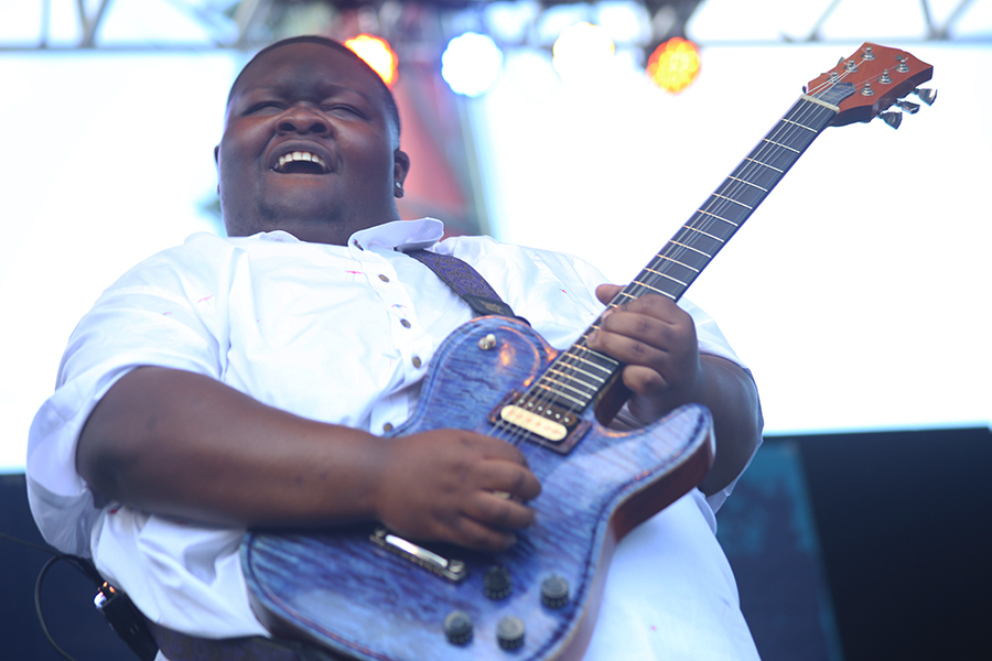 Christone "Kingfish" Ingram at Waterfront Blues Festival on July 7 2019 ...