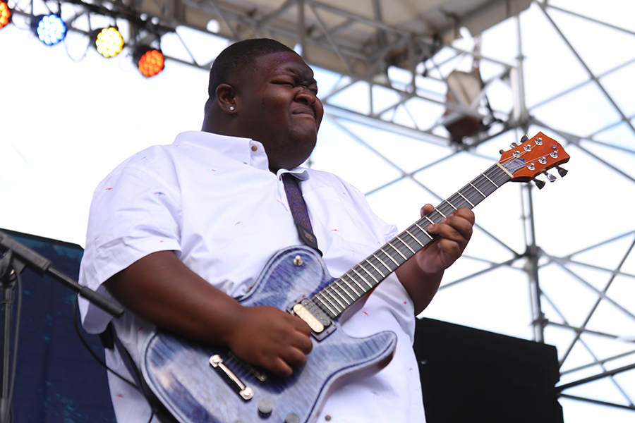 Christone "Kingfish" Ingram at Waterfront Blues Festival on July 7 2019 ...