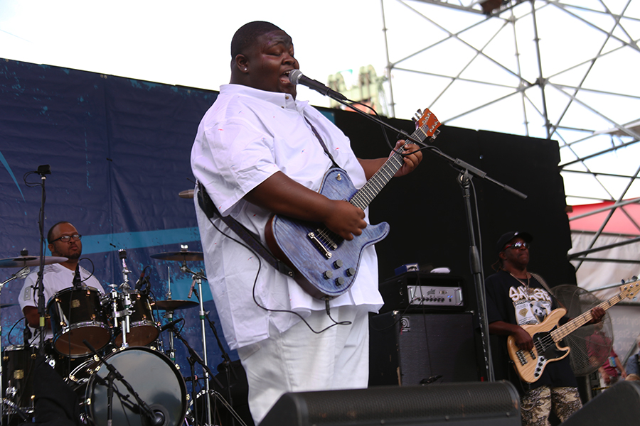 Christone "Kingfish" Ingram at Waterfront Blues Festival on July 7 2019 ...