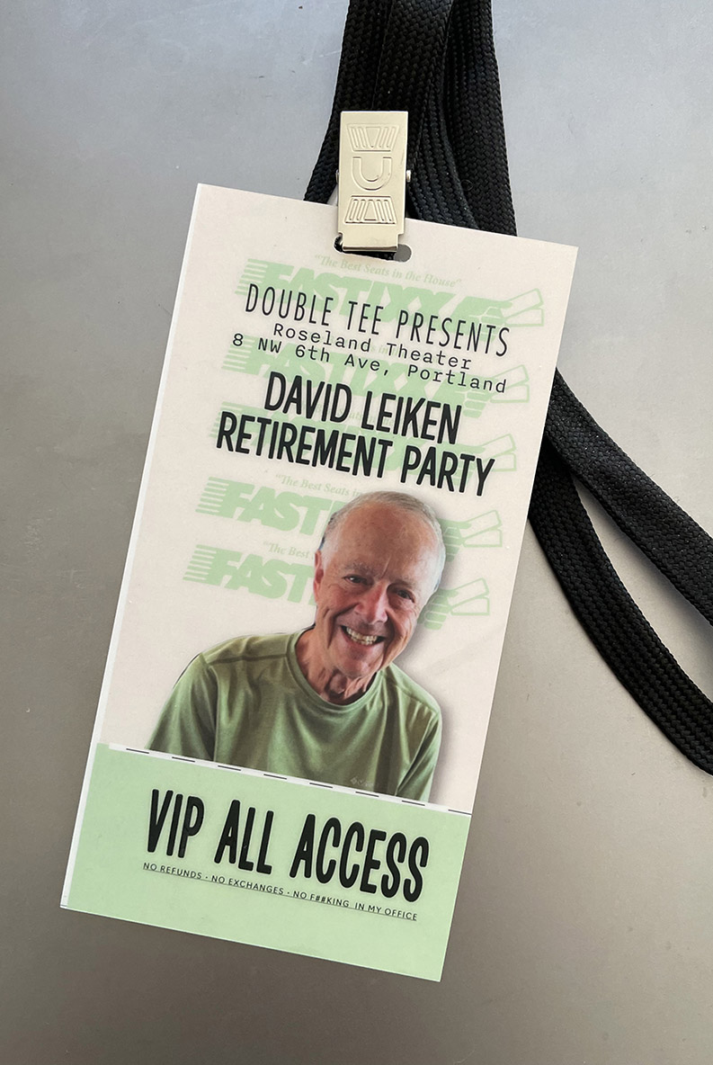 David Leiken Retirement Party at the Roseland Theater on 12/10/2023 ...