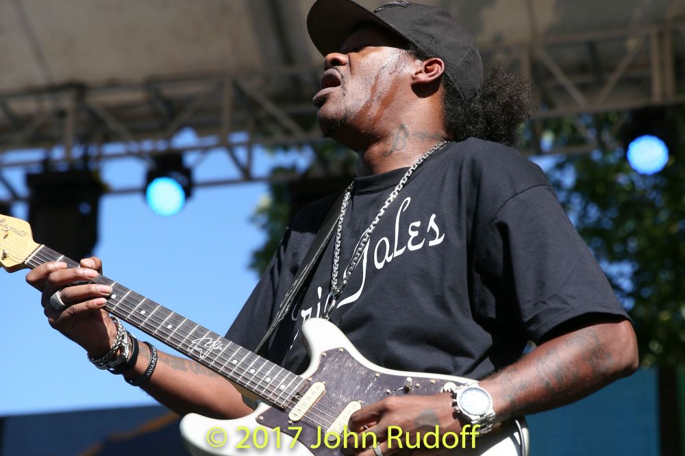 Eric Gales Band at the Safeway Waterfront Blues Festival on 7/1/2017 ...