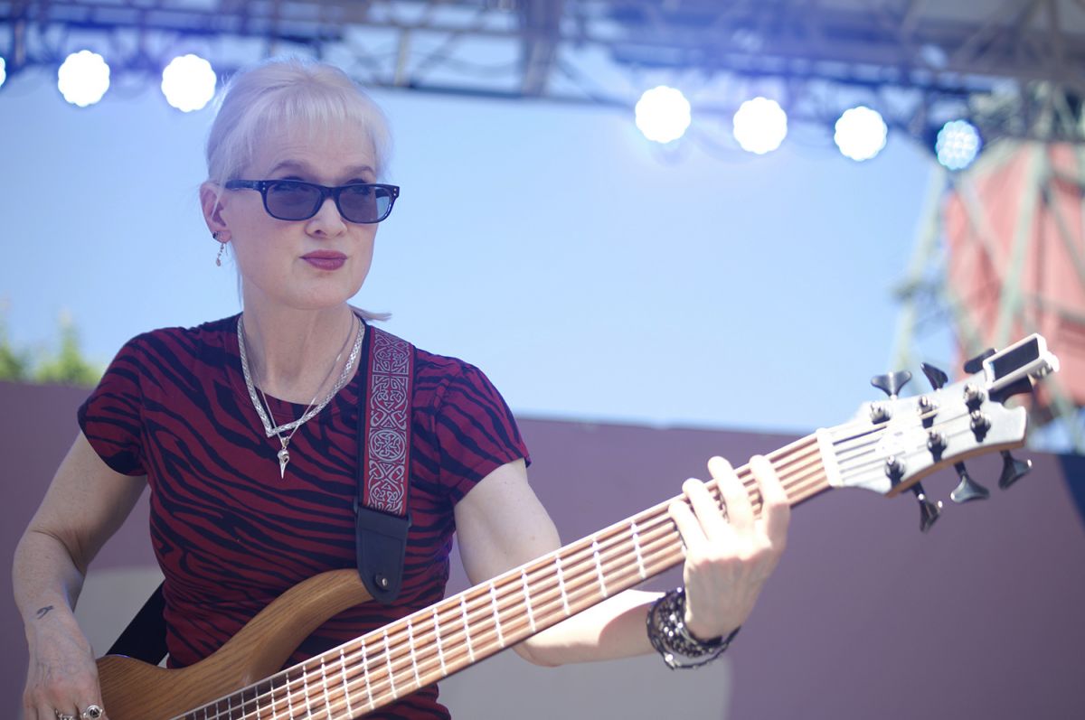 Lisa Mann, Karen Lovely, Ben Rice & Dave Melyan at Waterfront Blues ...