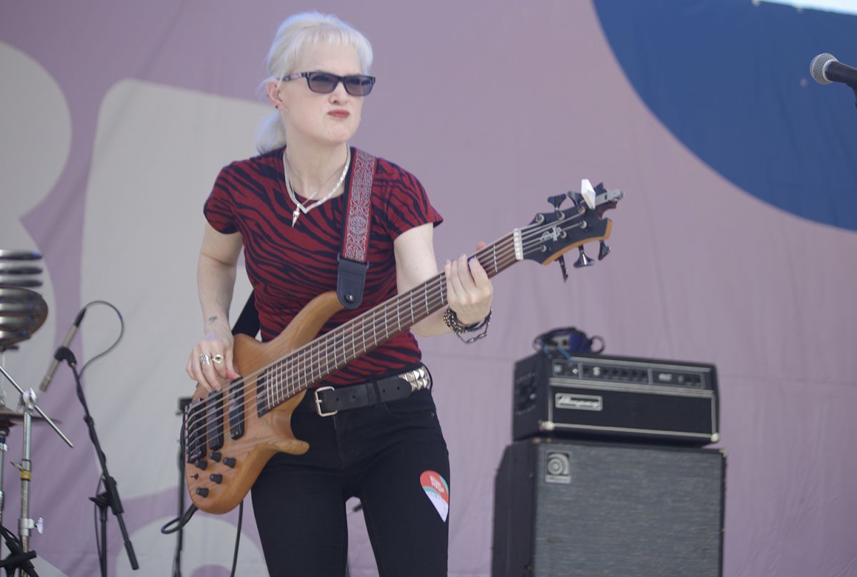 Lisa Mann, Karen Lovely, Ben Rice & Dave Melyan at Waterfront Blues ...
