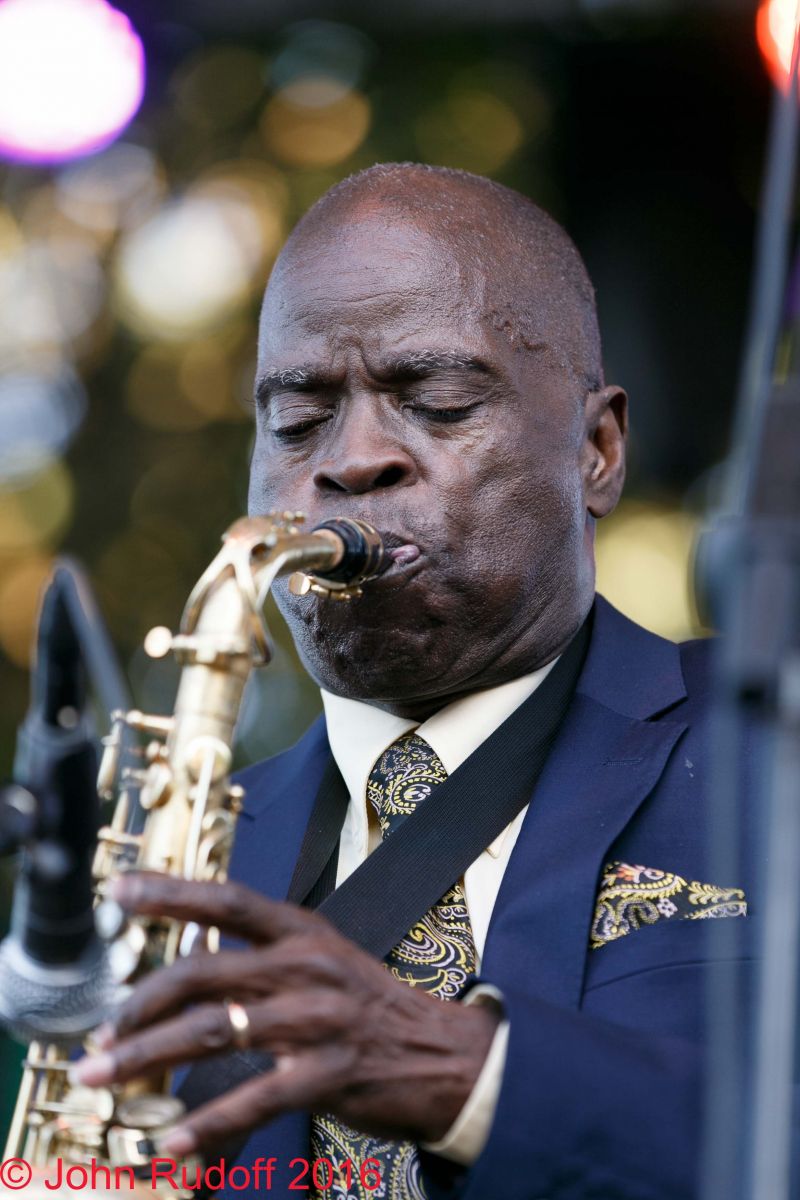 Maceo Parker at the Safeway Waterfront Blues Festival on 07/02/2016 ...