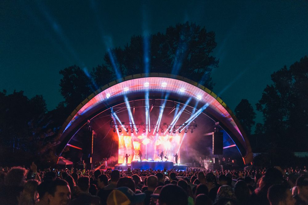 ODESZA AT Cuthbert Amphitheater in Eugene 5/19/2017