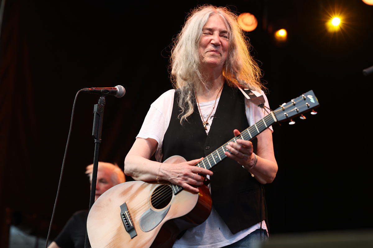 Patti Smith and Her Band at Pioneer Courthouse Square on 8/15/2023 - Photos