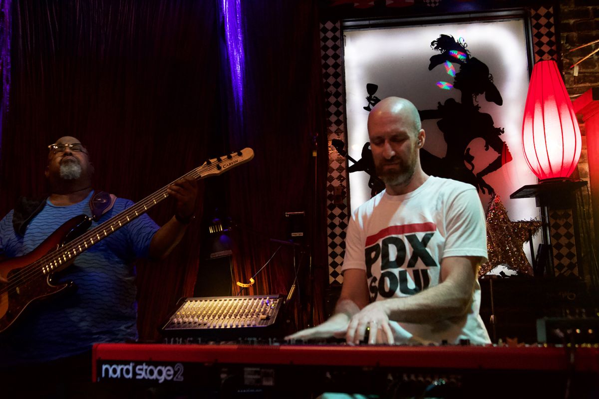 Reggie Houston and friends at the Laurelthirst Public House on 8/17 ...