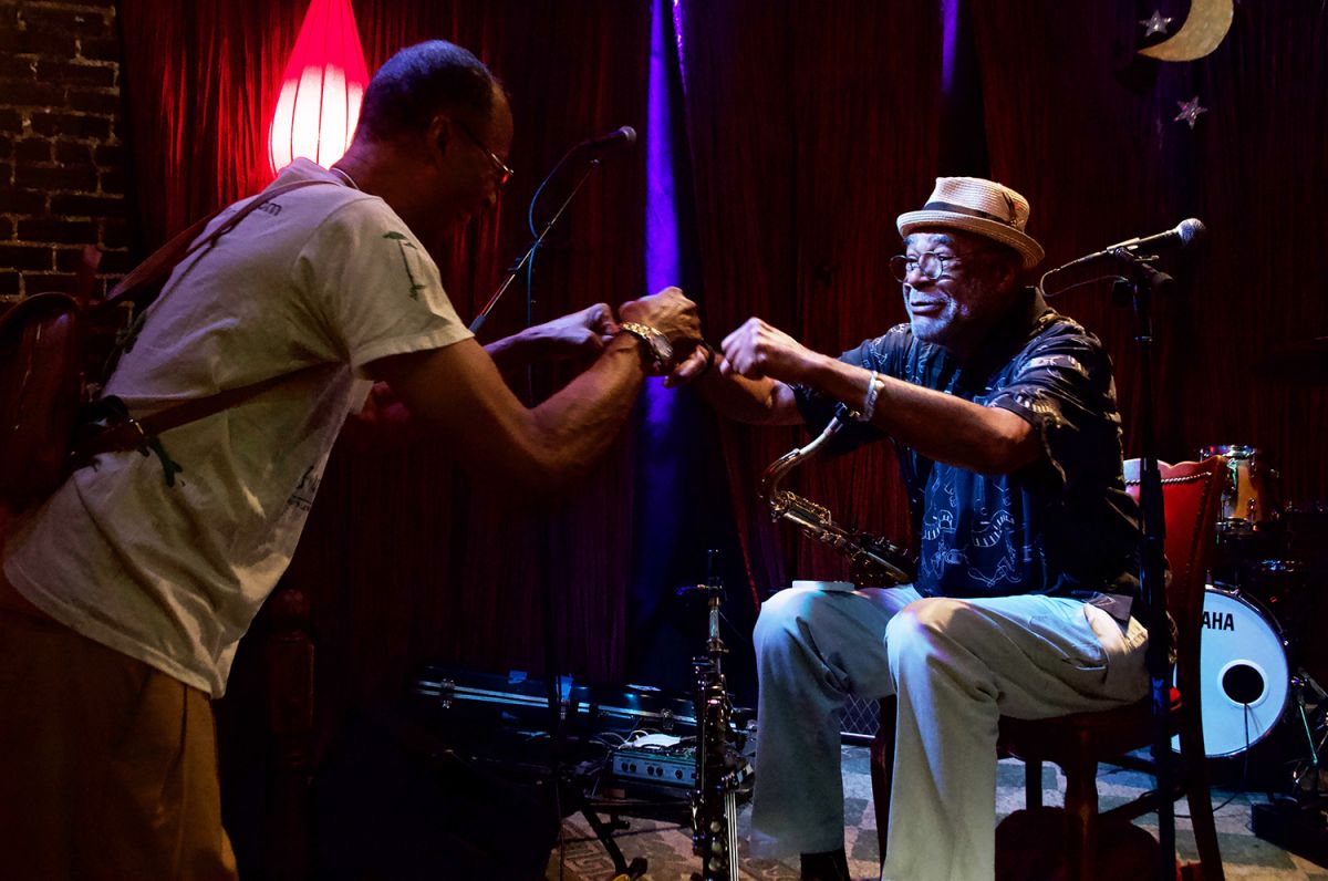 Reggie Houston and friends at the Laurelthirst Public House on 8/17 ...