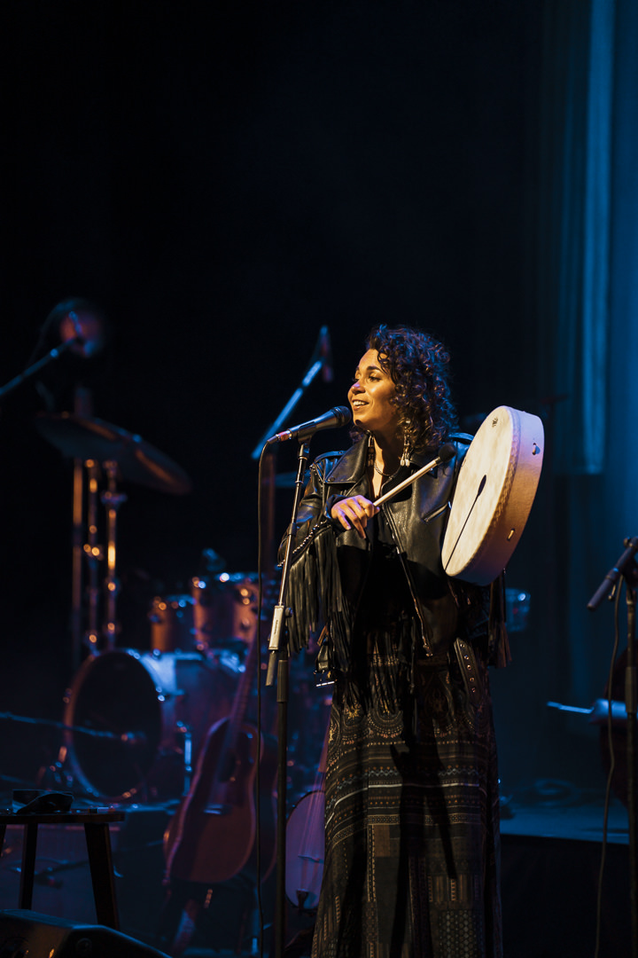 Rhiannon Giddens and Charly Lowry at Patricia Reser Center of the Arts ...