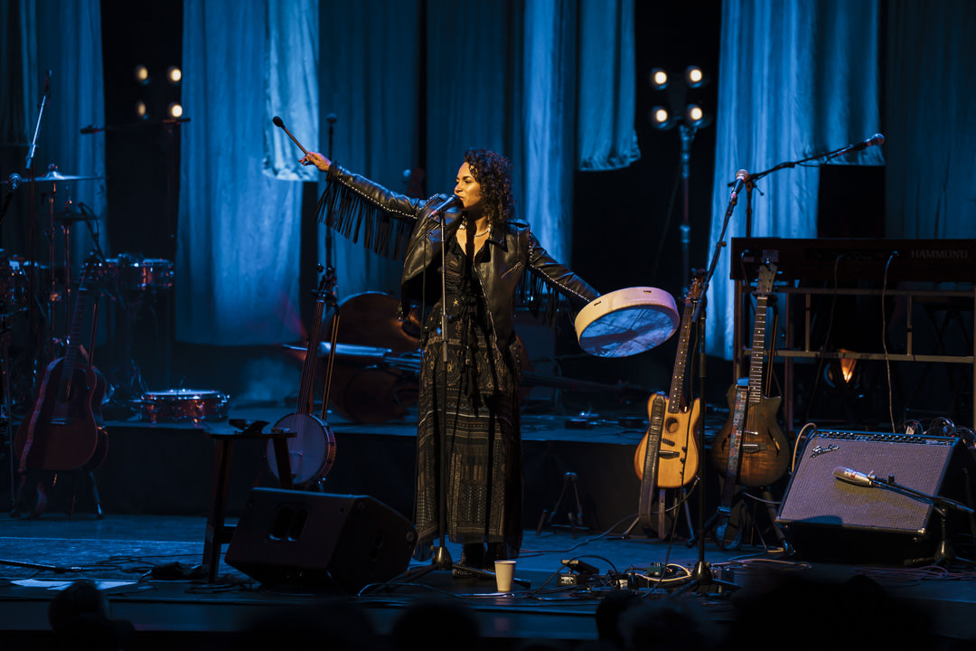 Rhiannon Giddens and Charly Lowry at Patricia Reser Center of the Arts ...