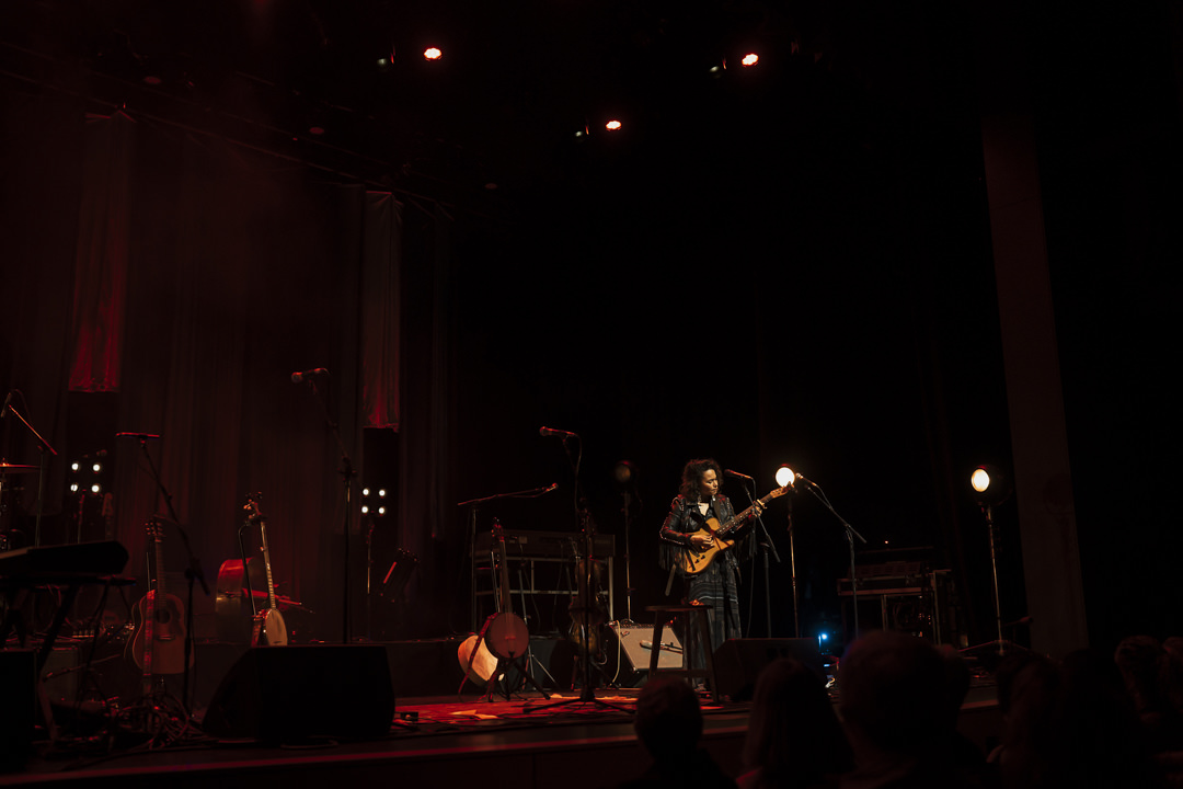 Rhiannon Giddens and Charly Lowry at Patricia Reser Center of the Arts ...