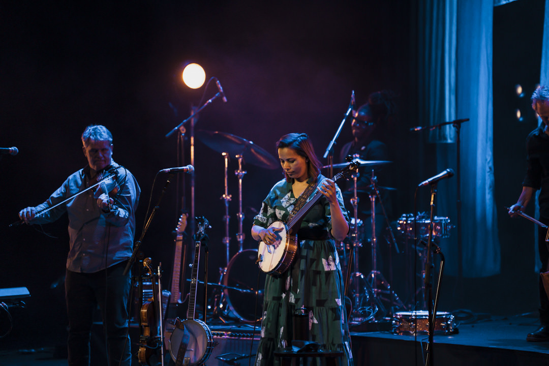 Rhiannon Giddens and Charly Lowry at Patricia Reser Center of the Arts ...