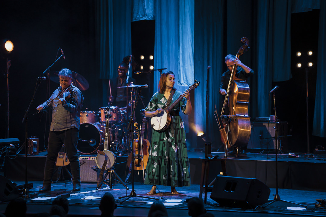 Rhiannon Giddens and Charly Lowry at Patricia Reser Center of the Arts ...