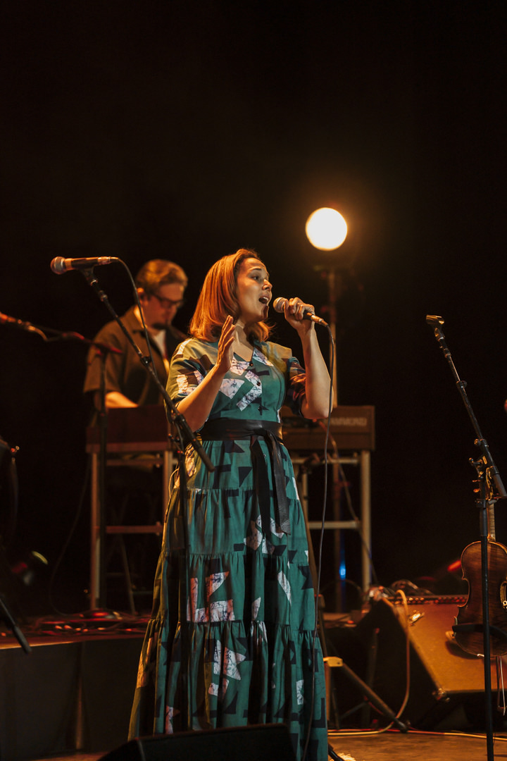 Rhiannon Giddens and Charly Lowry at Patricia Reser Center of the Arts ...