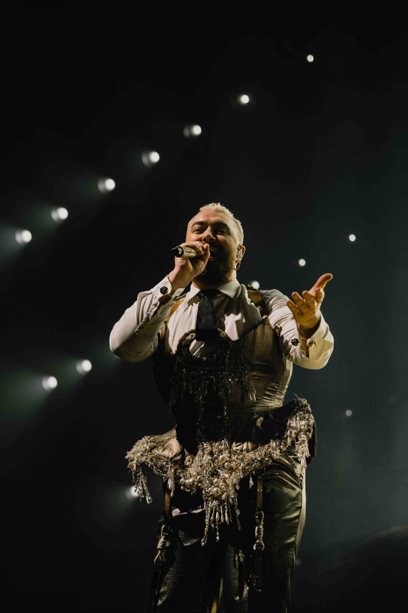 Sam Smith and Jessie Reyes at Veterans Memorial Collesium on 08/25/2023 ...