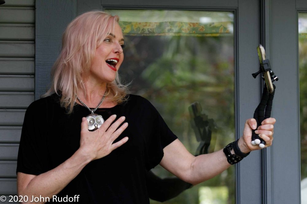 Storm Large Gives Benefit 'Porch Concert", Portland 4-26-2020 Photos