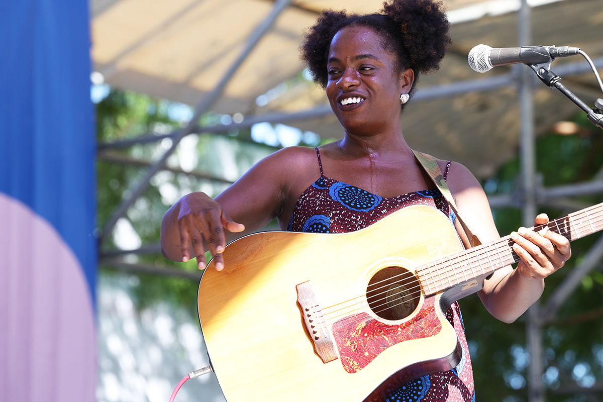 Sunny War at Waterfront Blues Festival on 7/2/2023 - Photos