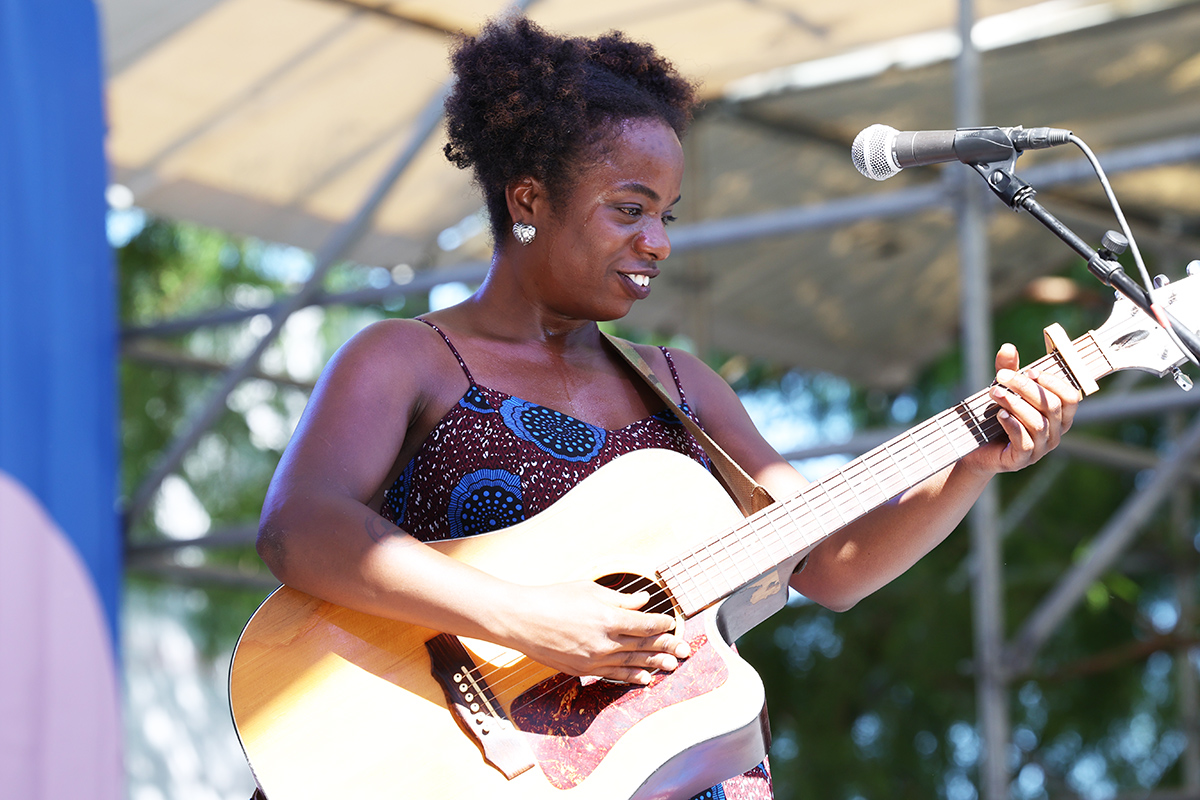 Sunny War at Waterfront Blues Festival on 7/2/2023 - Photos