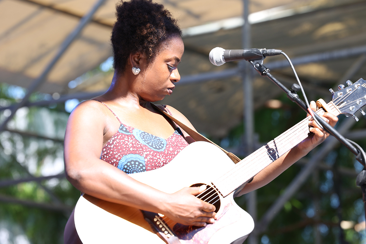 Sunny War at Waterfront Blues Festival on 7/2/2023 - Photos
