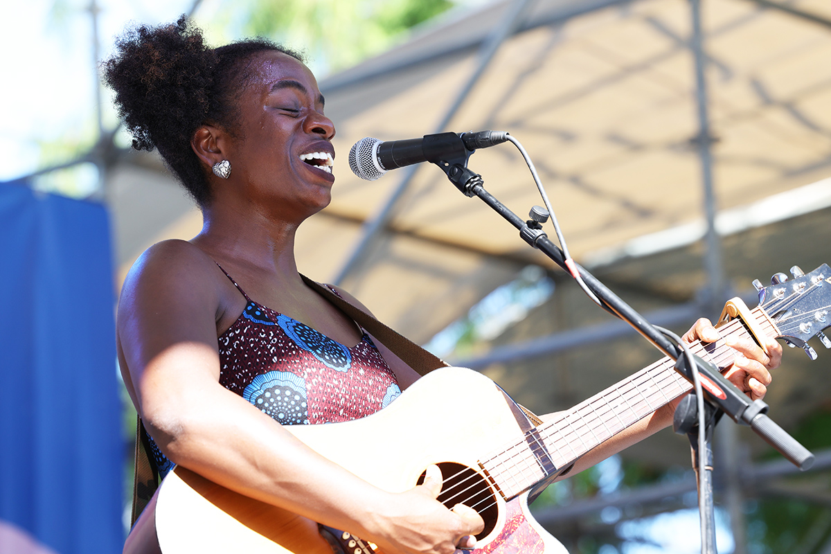 Sunny War at Waterfront Blues Festival on 7/2/2023 - Photos