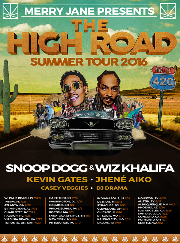 The High Road Tour feturing Snoop Dogg and Wiz Khalifia at Sunlight ...