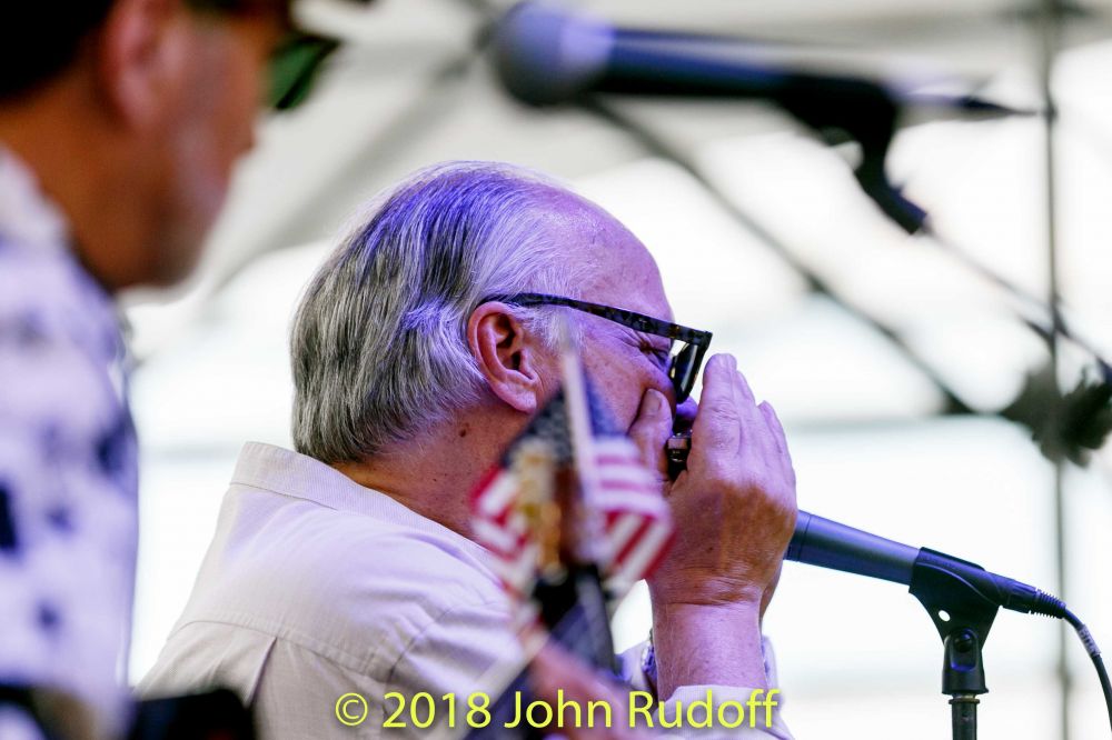 Curtis Salgado and Alan Hager at Waterfront Blues Festival July 5, 2018 ...